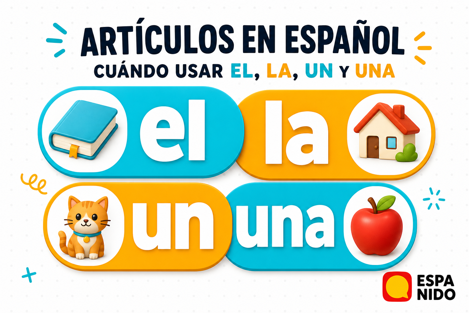 Definite and Indefinite Articles in Spanish: el, la, los & un, una, unos